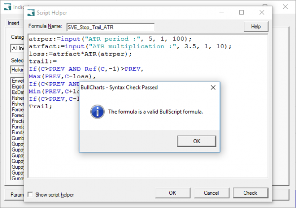 How To Add A New Indicator Using The Indicator Builder Bullcharts Knowledge Base