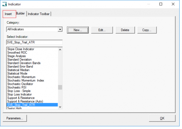 How To Add A New Indicator Using The Indicator Builder Bullcharts Knowledge Base